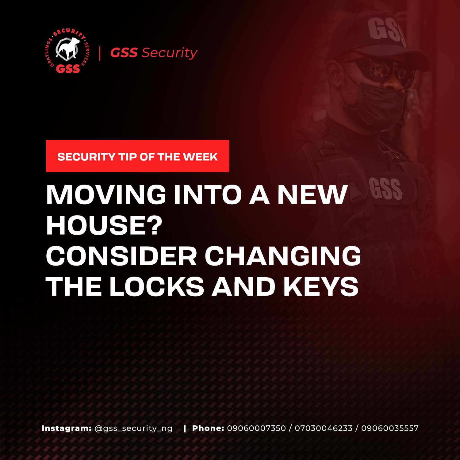 Congratulations, you're moving into a new house - GSS Security Services